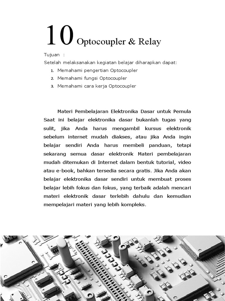 Optocoupler&Relay | PDF