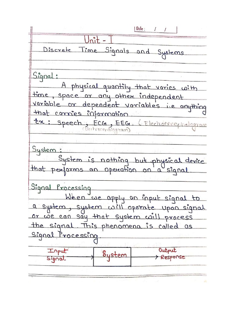 DSP Notes SGBAU UNIVERSITY | PDF