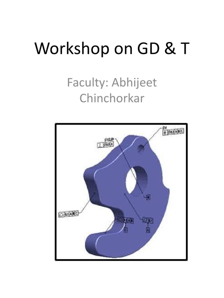 GD & T PPT | PDF | Engineering Tolerance | Geometry