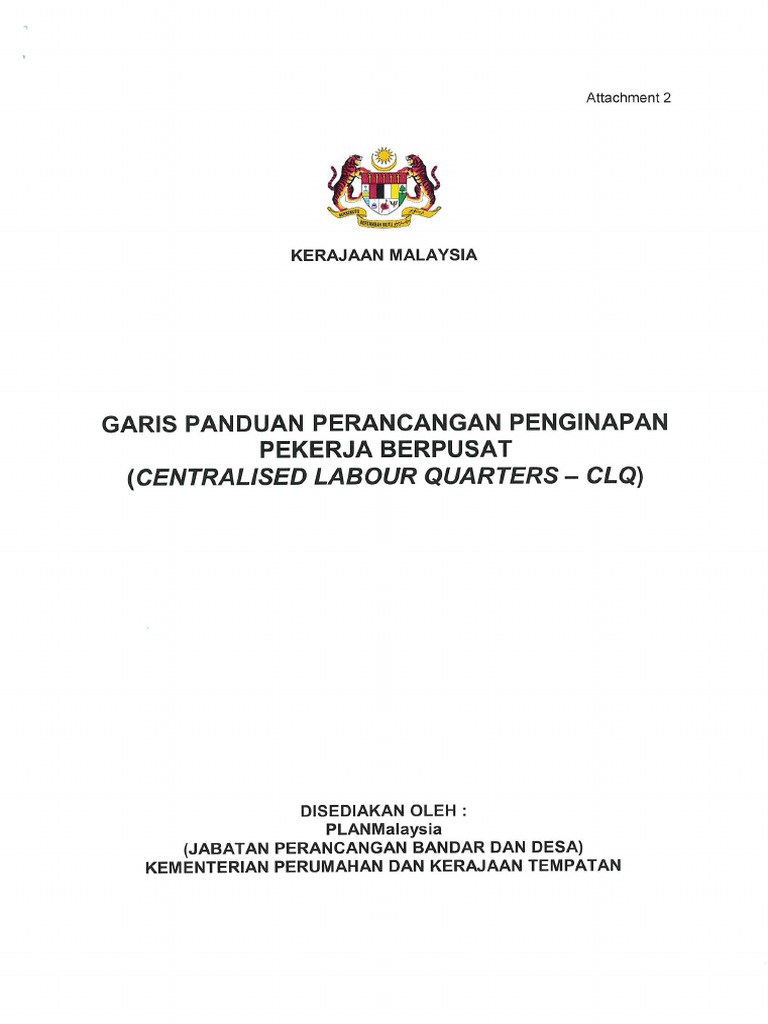 Garis Panduan Perancangan Penginapan Pekerja Berpusat Centralise Labour ...