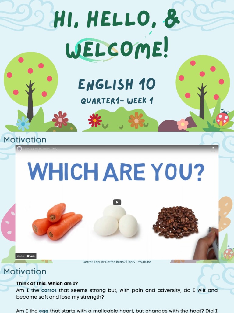 ENG10 Q1W1 W2 Literature | PDF | Poetry | Metre (Poetry)