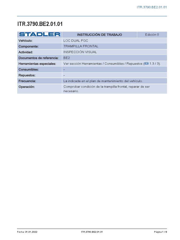 Itr 3790 Be2 01 01 | PDF