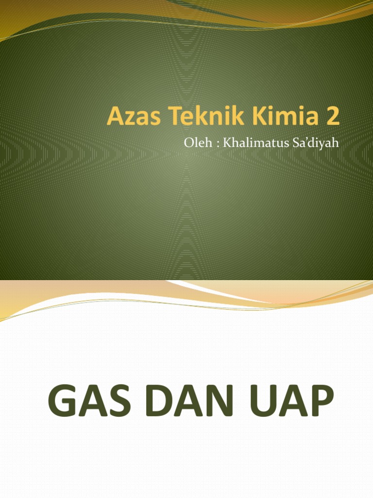 1 - Gas Uap - Gas Ideal | PDF