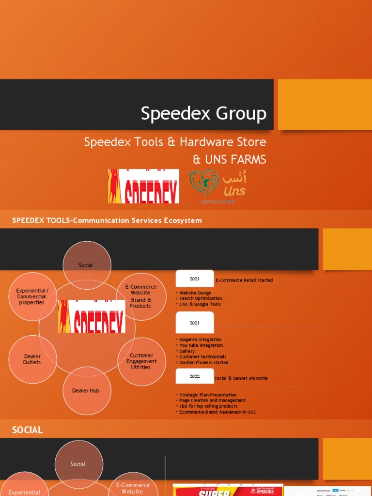 Speedex Group | PDF | Search Engine Optimization | Social Media