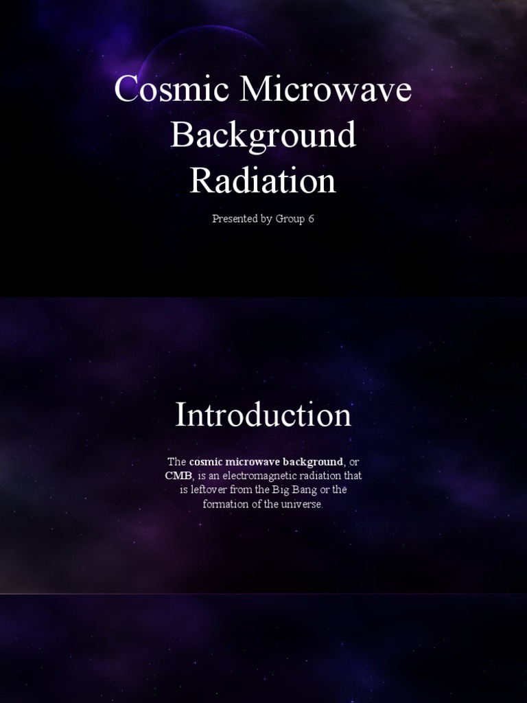 Understanding Cosmic Microwave Background | PDF | Cosmic Microwave ...