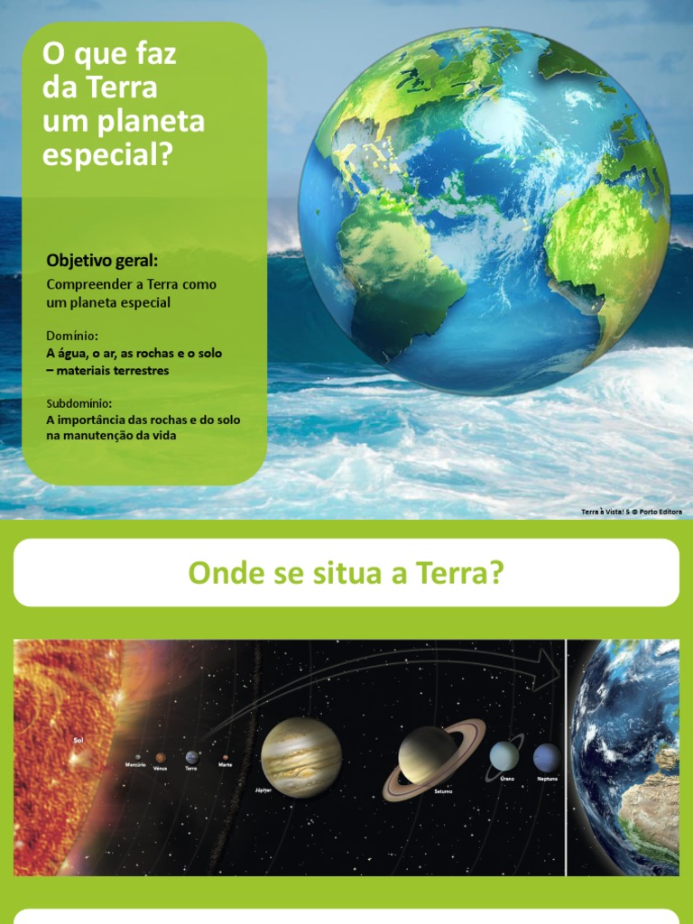 Terra: Um Planeta com Vida | PDF | Ambiente natural | Terra