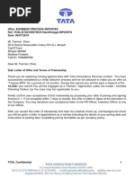 TCS Offer Letter PDF | PDF | Arbitration | Intellectual Property
