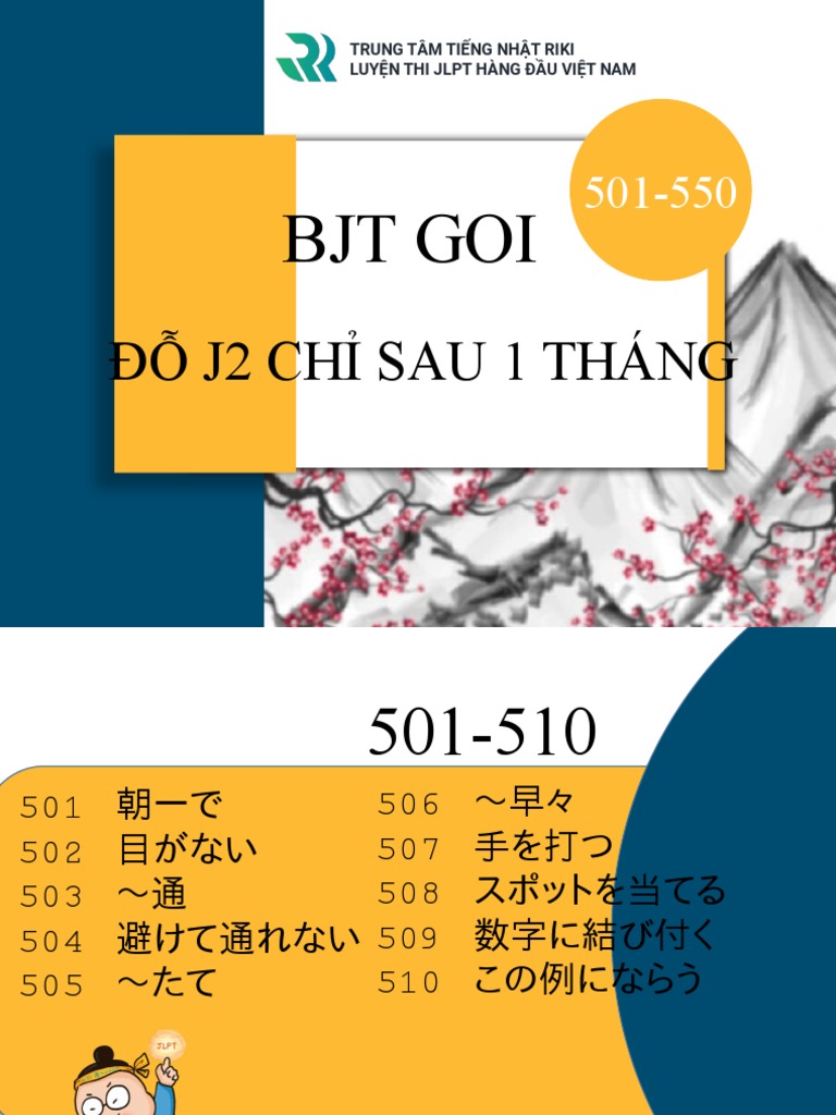 BJT Goi 501-550 | PDF