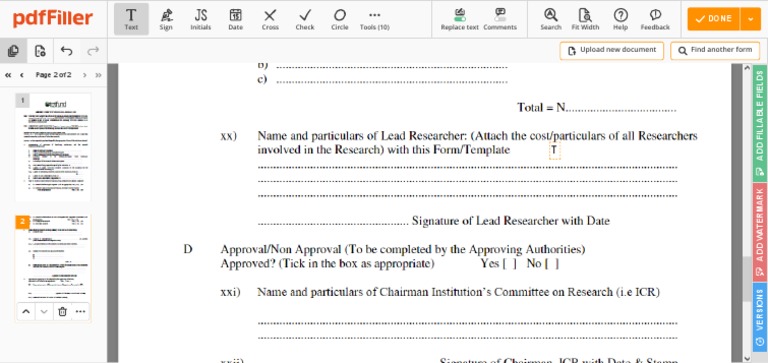 PDFfiller - Tetfund Ibr Form PDF | PDF