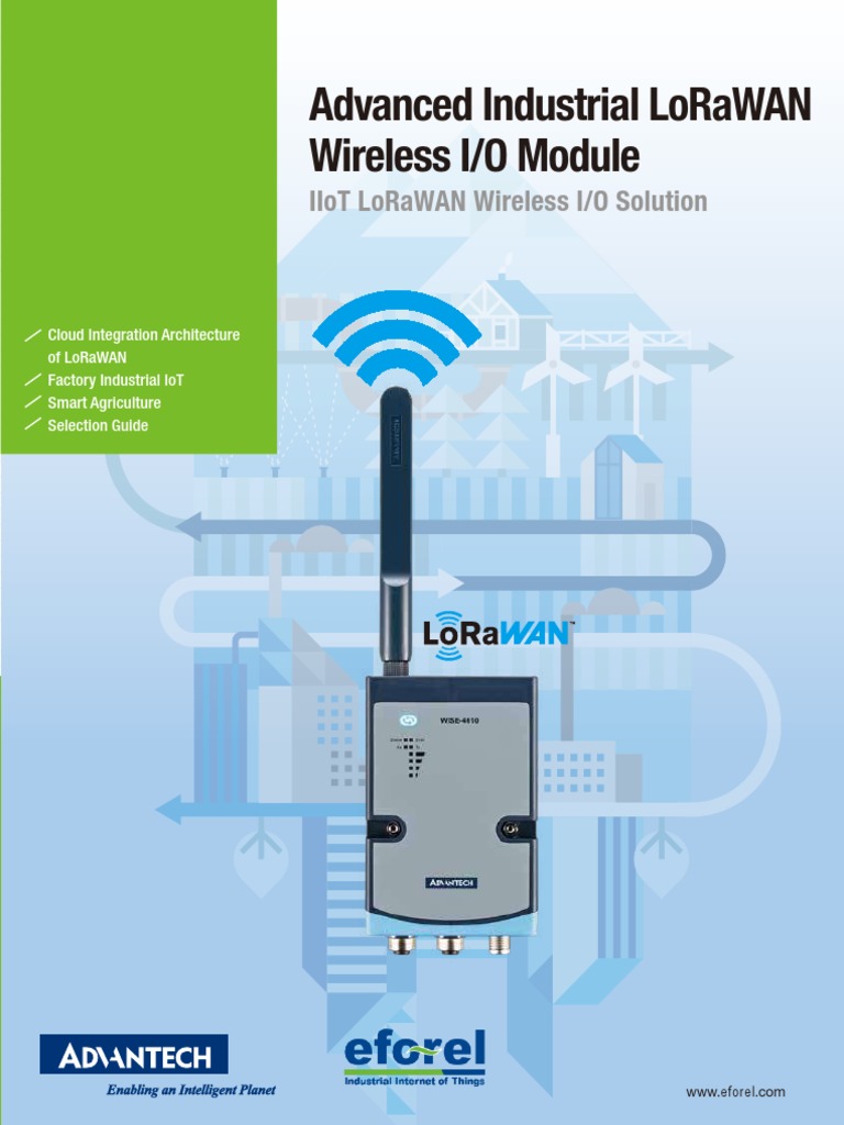 Industrial Lorawan Wireless Io Module Pdf Internet Of Things Computer Network