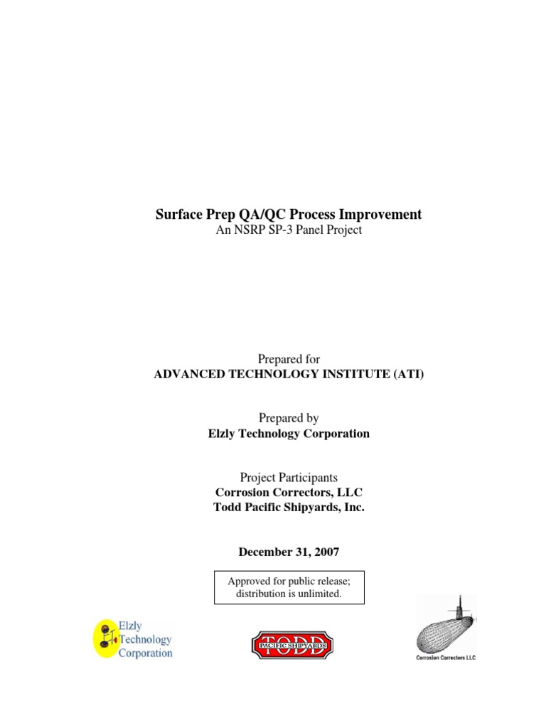 Deliverable-2007-345-SPC QA QC Improvement Final Report Elzly ... Deliverable-2007-345-SPC QA QC Improvement Final Report Elzly ...