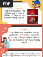 Mathematics 3: Quarter 2 Week 5 | PDF