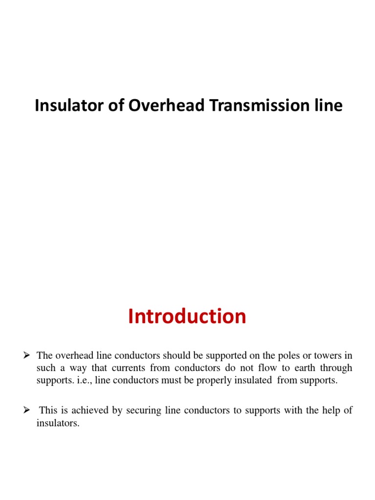 Ch 7 Insulator Pdf Insulator Electricity Electric Power