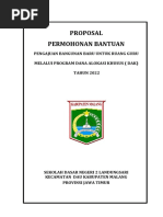 Proposal Rehab Ruang Kelas SD 2025 | PDF