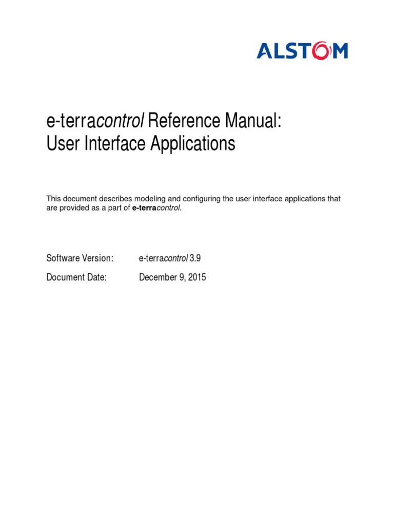 E-Terracontrol 3.9 Reference Manual - User Interface Applications | PDF | Command Line Interface ...