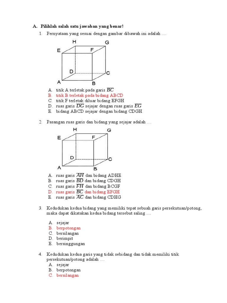 Soal PTS Matematika Wajib Kelas 12 IPS (Uus Ruswara) | PDF