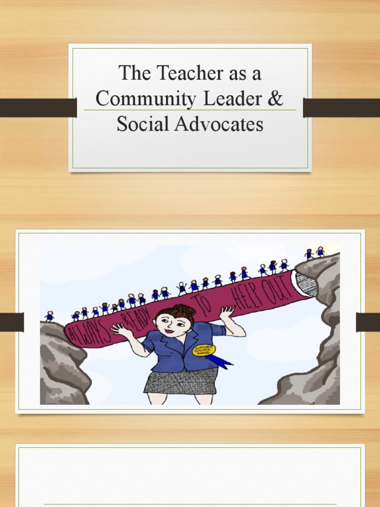 The Teacher As A Community Leader & Social | Download Free PDF ...