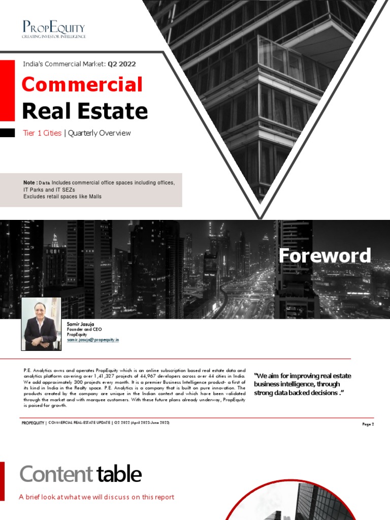 Commercial Media Report Q2 2022 PropEquity | PDF | Analytics | Business Intelligence