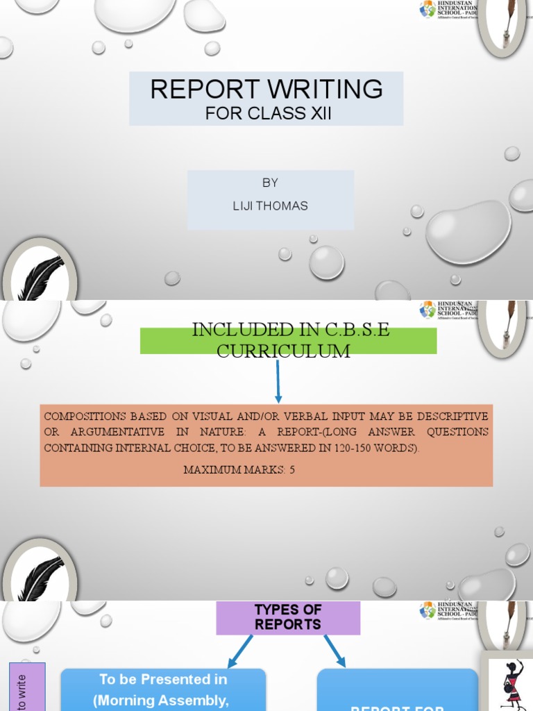 Report Writing | PDF | Linguistics | Human Communication