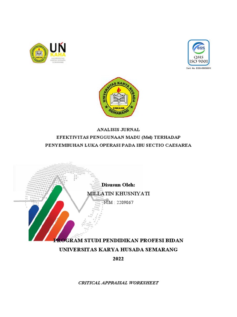 Analisis Jurnal Perawatan Luka Obstetri Post SC | PDF