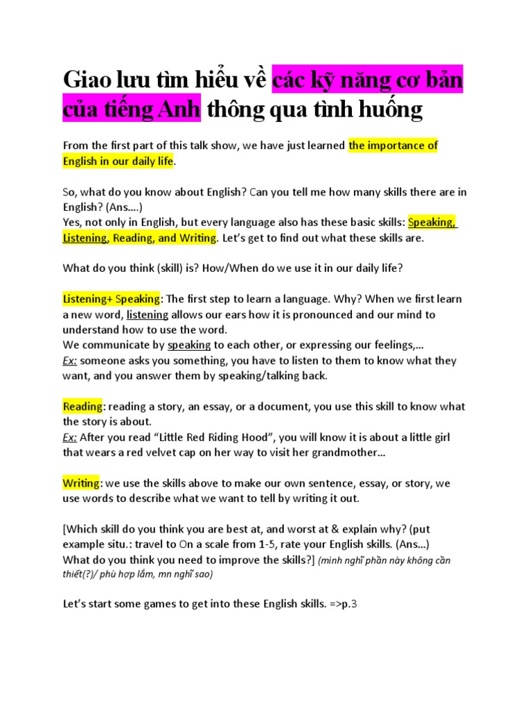 English Skills | PDF | Language Arts & Discipline