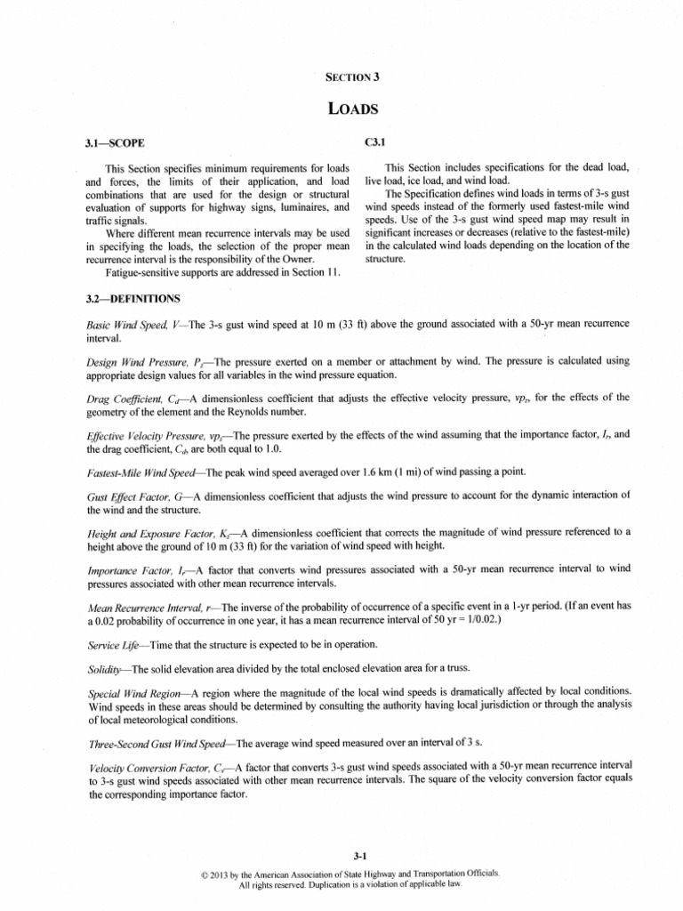 AASHTO LTS 6th Ed 2013 3 09302015 | PDF