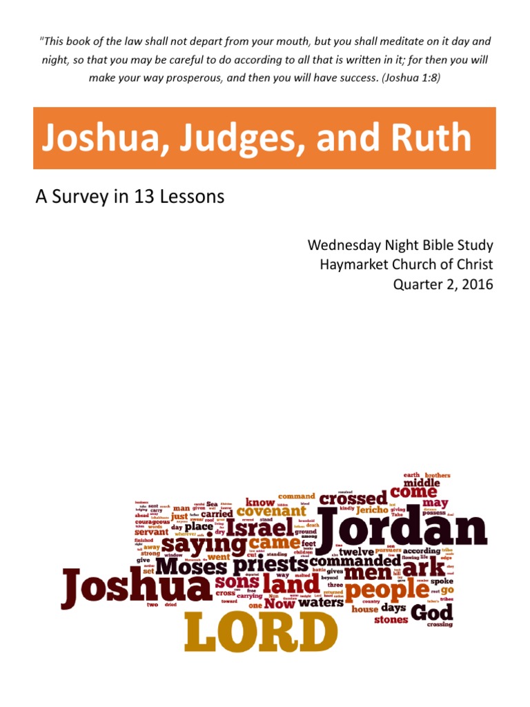 Bible Study: Joshua, Judges, Ruth | PDF | Book Of Judges | Book Of Numbers