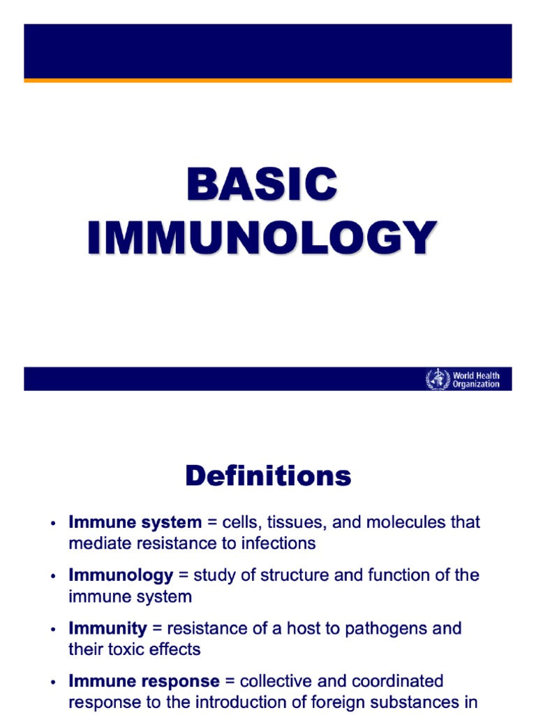 Basic Immunology | PDF