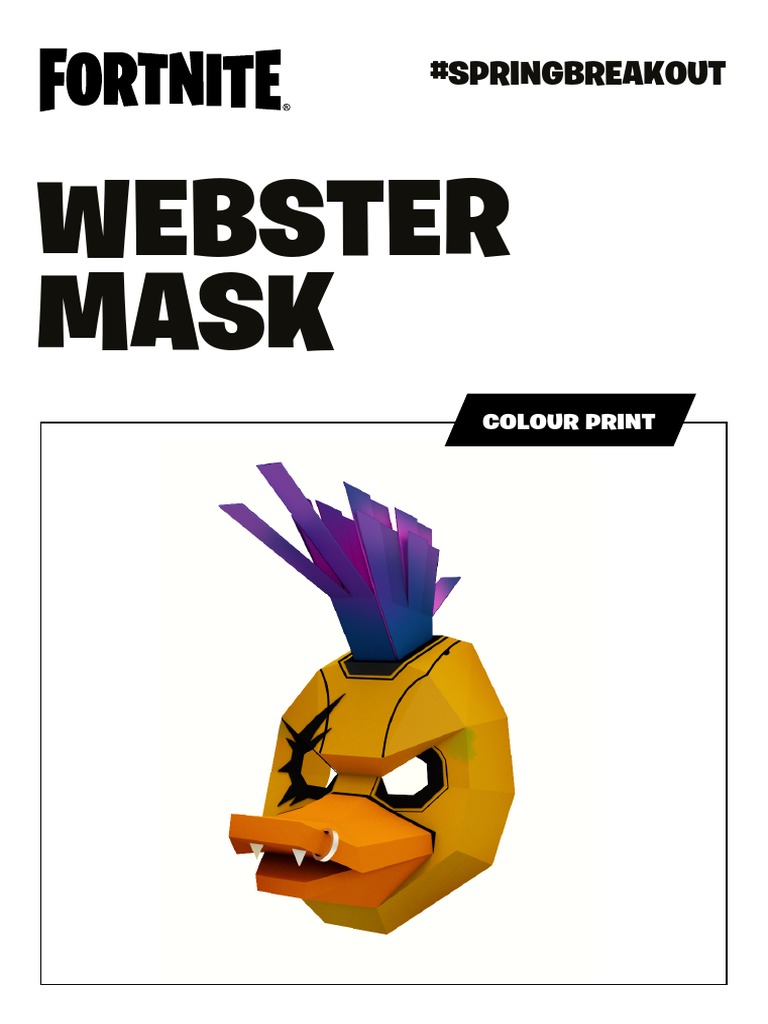 Spring Break Mask Madness | PDF | Adhesive | Printer (Computing)