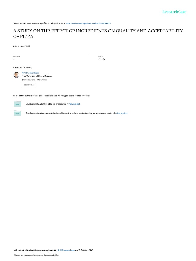 Pizza | PDF | Flour | Breads