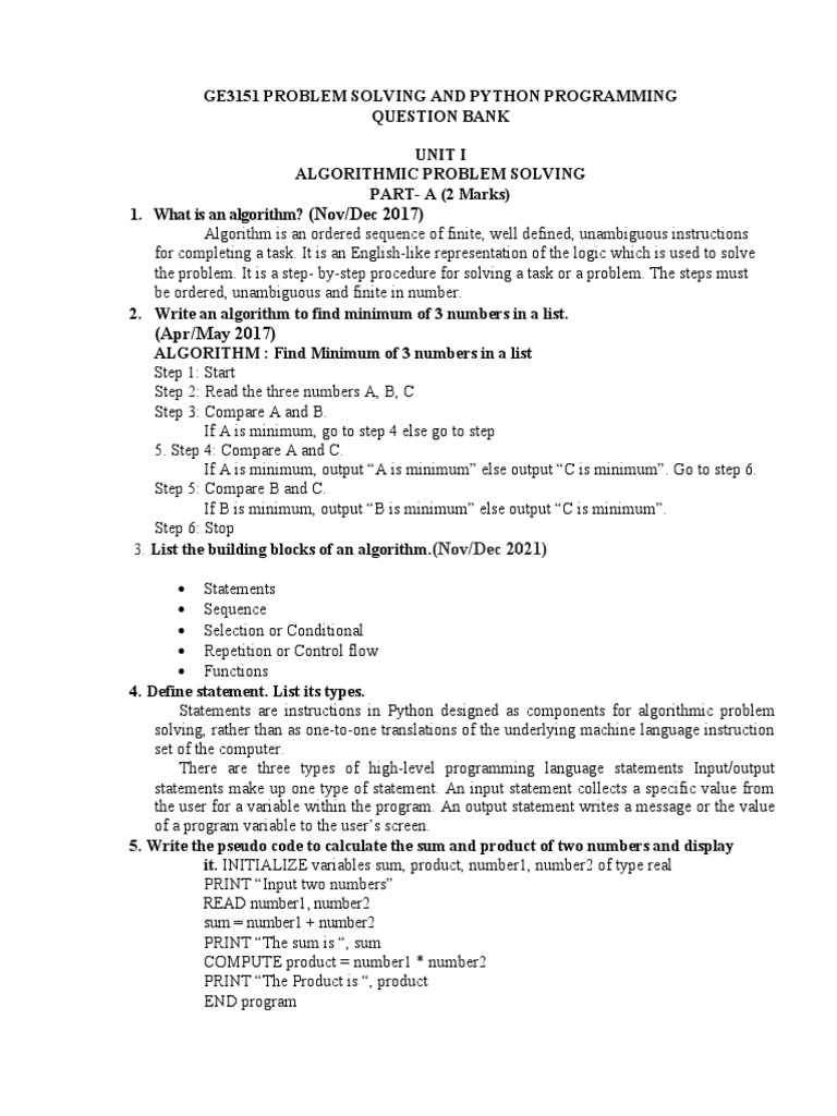 Python 2 Marks | PDF | Programming | Computer Program