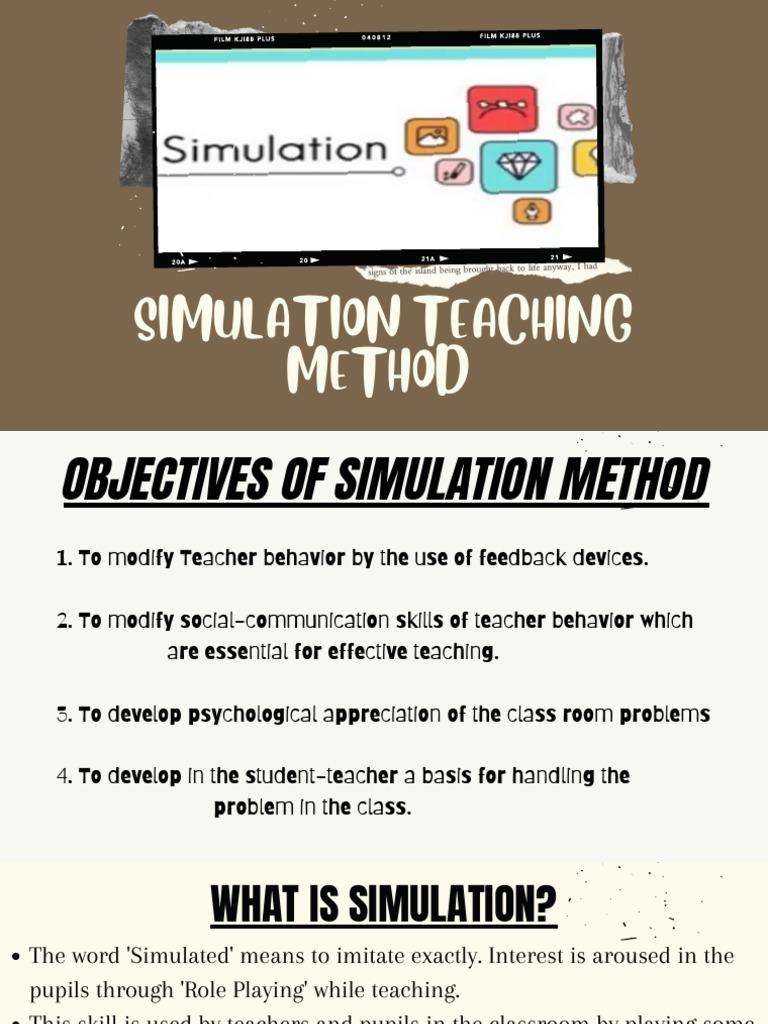 Simulation Teaching Method | PDF | Simulation | Teaching Method