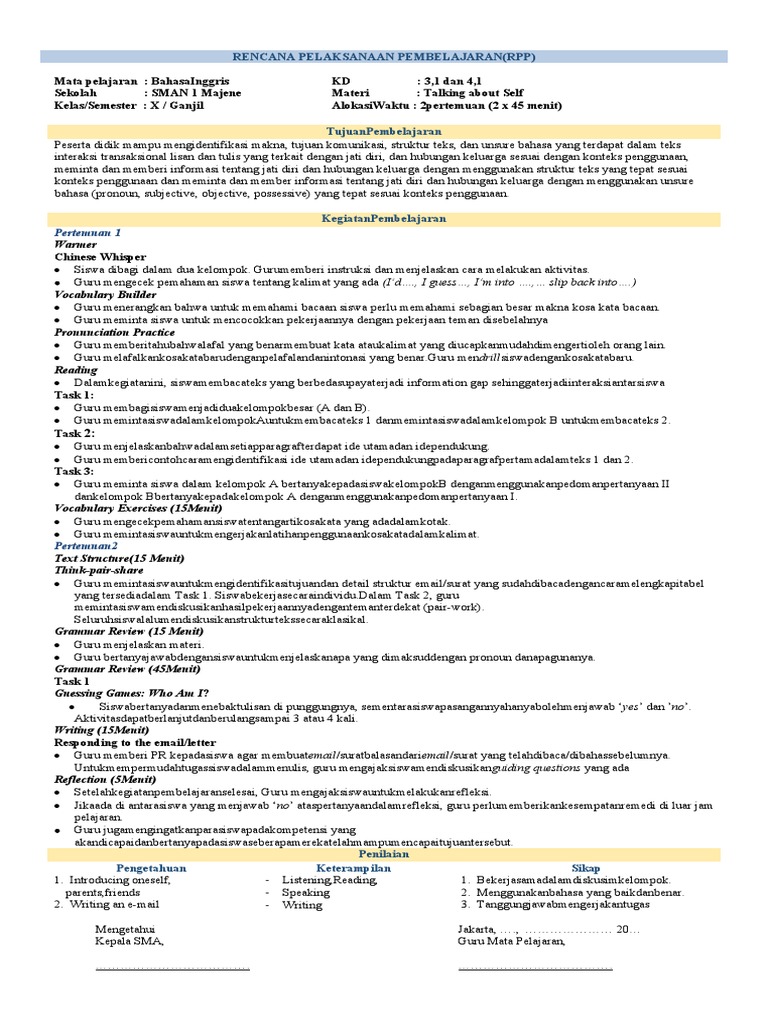 Talking About Self | PDF