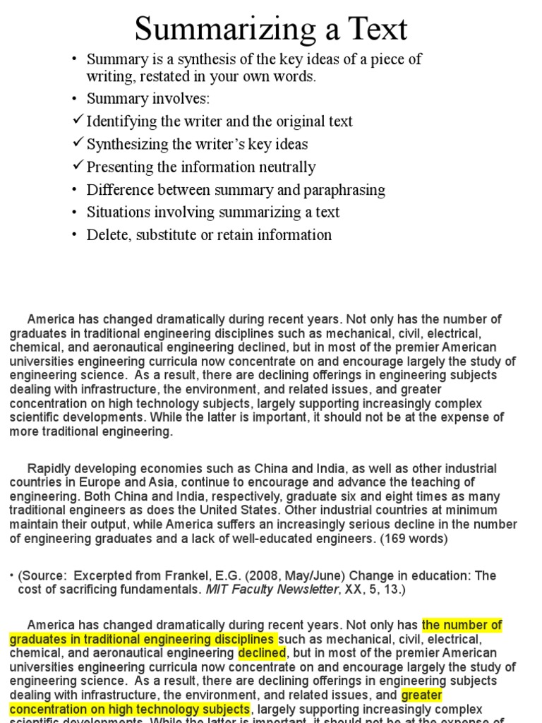 Summarizing and Note-Taking DFCE | PDF | Engineering | Science