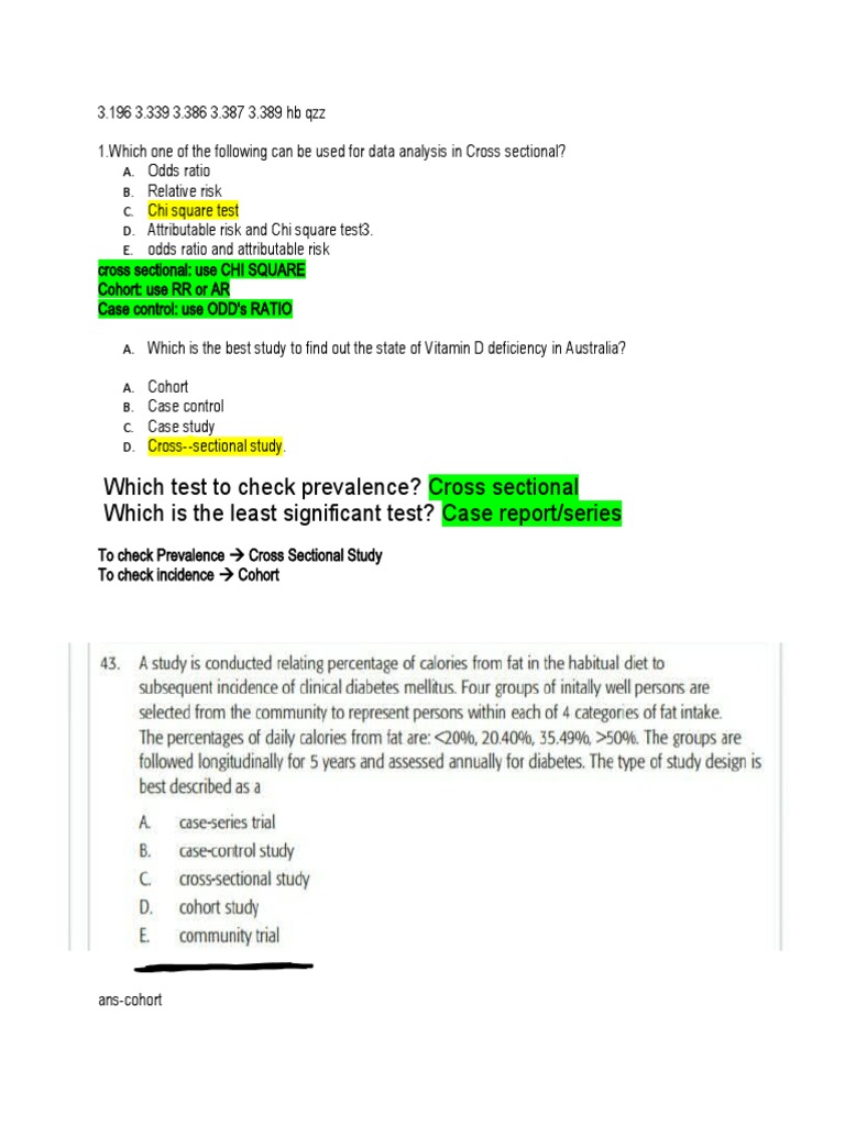 Biostat Solved Questions | PDF | Sensitivity And Specificity | Clinical Trial