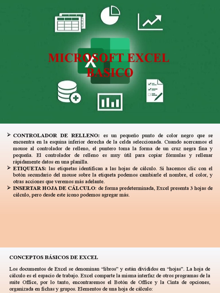 Clases Excel Basico | PDF | Hoja de cálculo | Microsoft Excel