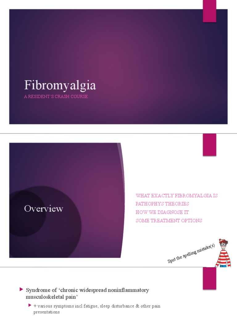 Fibromyalgia An Overview For Junior Doctors | PDF | Fibromyalgia ...