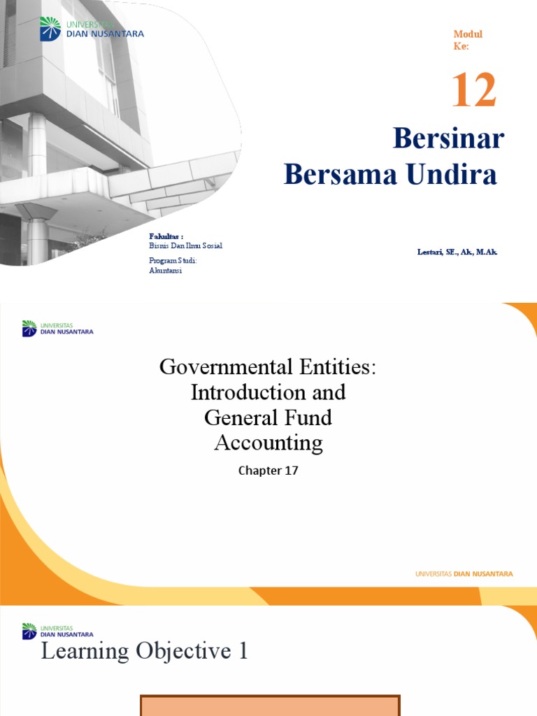 Pertemuan 12 | PDF | Fund Accounting | Balance Sheet