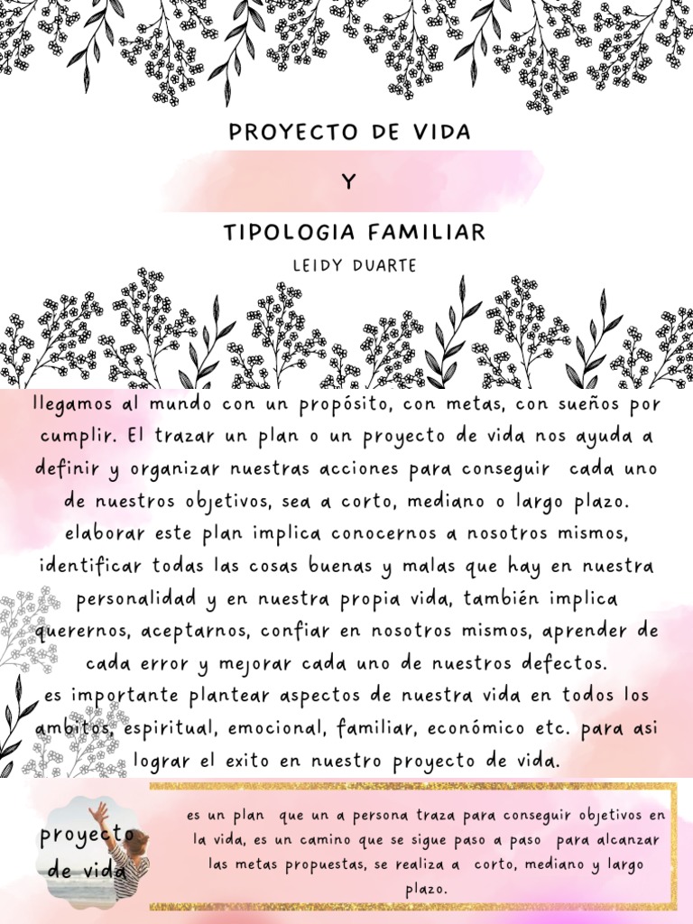 Actividad 1 Proyecto de Vida | PDF