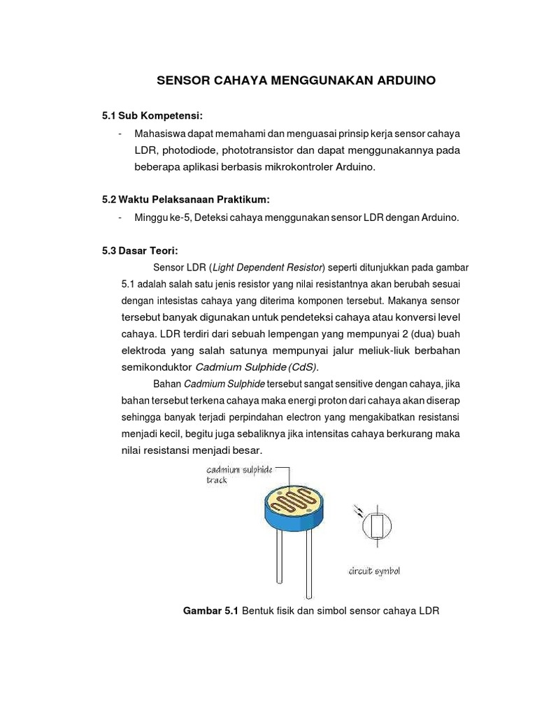 Aplikasi Sensor Cahaya | PDF