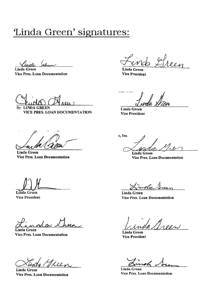 Signature Variations | PDF