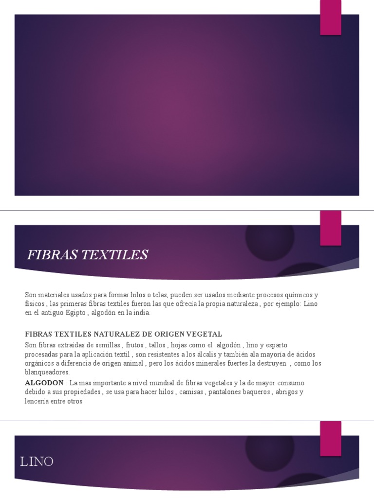 Fibras Textiles | PDF | Textiles | Fibras