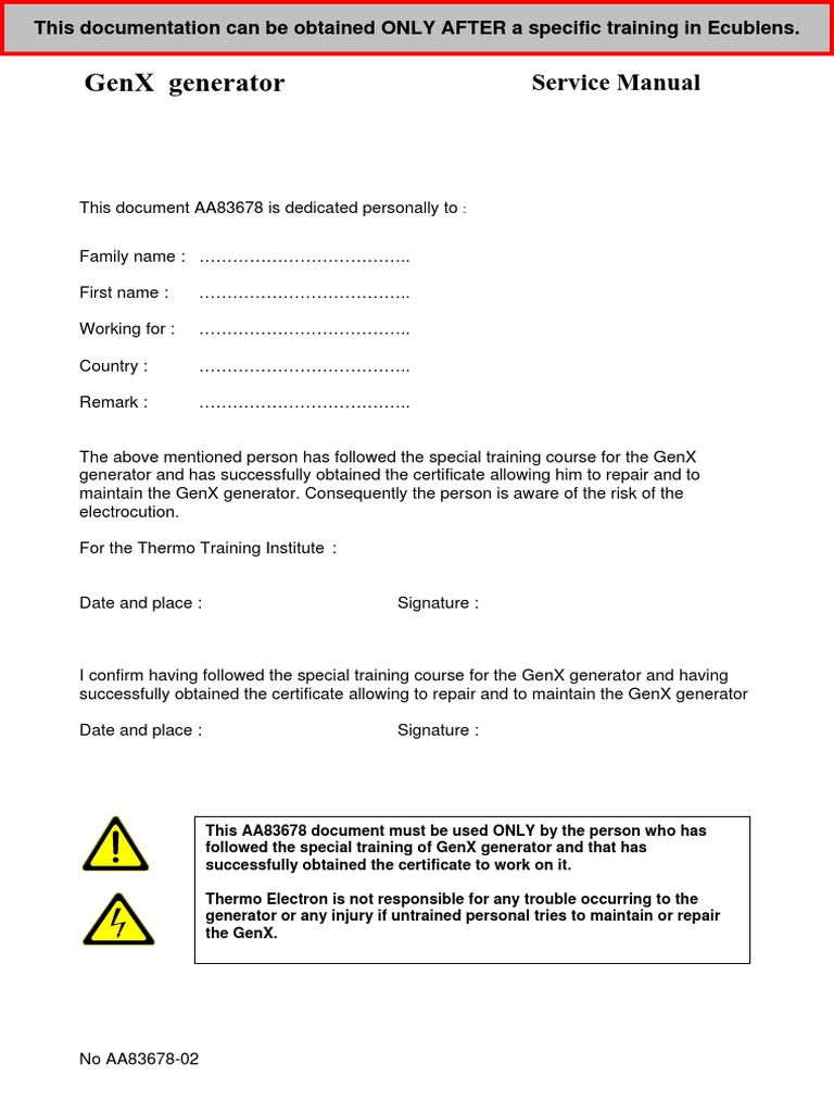GenX Documentation | PDF | Vacuum Tube | Power Supply