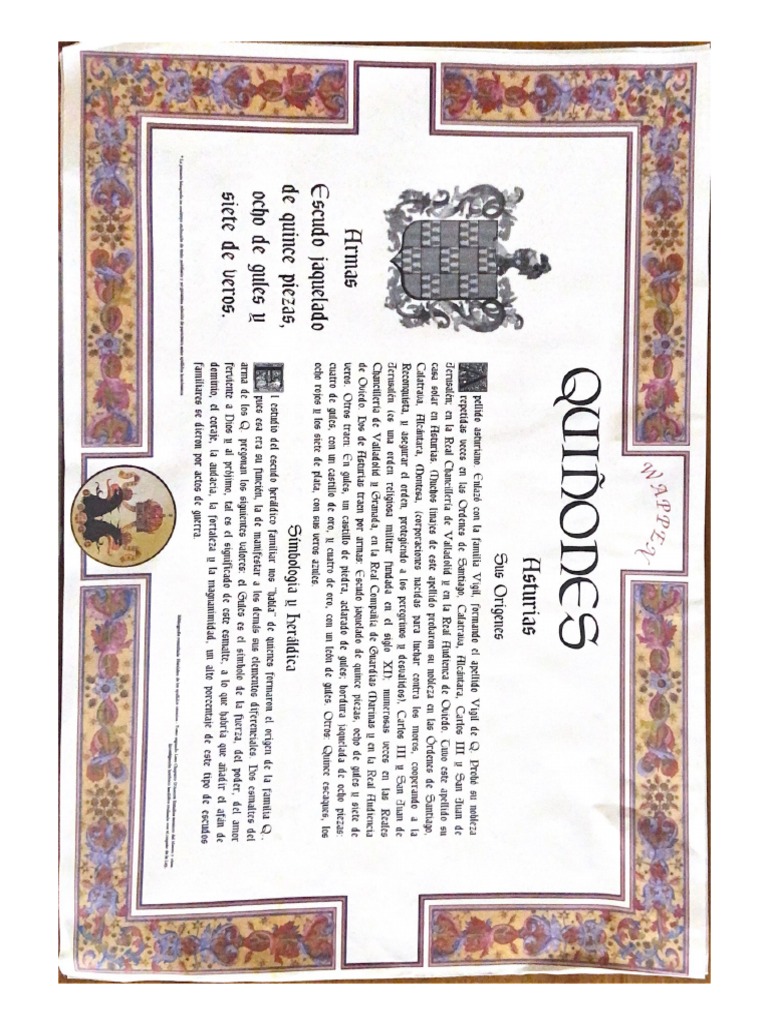 Apellido Quiñones | PDF