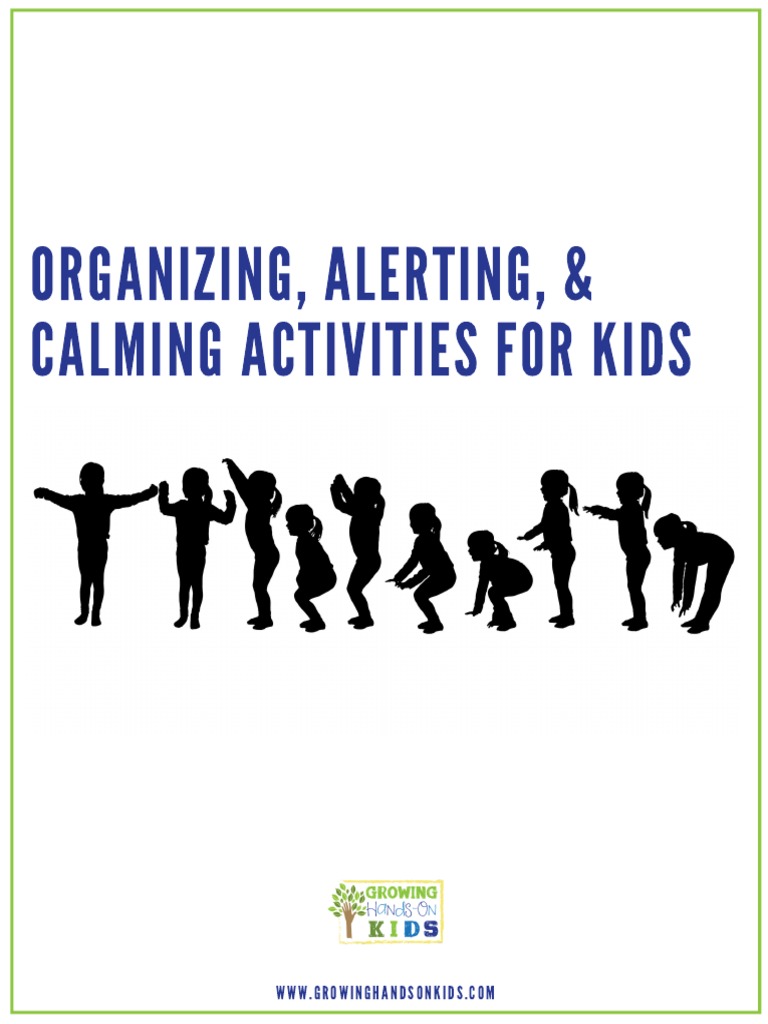 Organizing Alerting Calming Activities For Kids FINAL | PDF