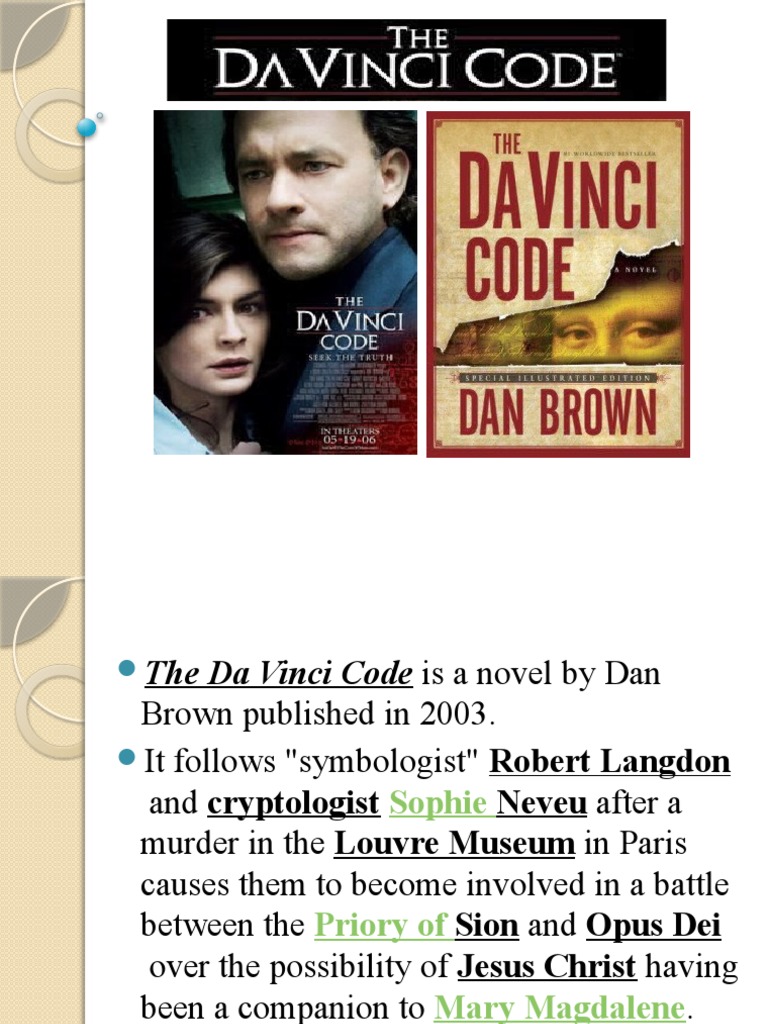 Da Vinci Code: Key Characters & Plot | PDF