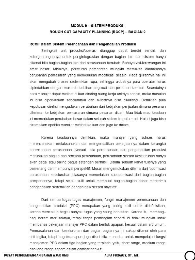 RCCP | PDF | Bisnis | Komputer