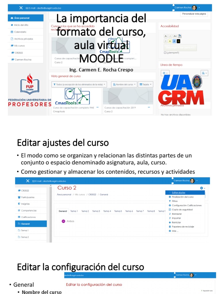 Formato Aula Moodle Pdf Hipervínculo Html