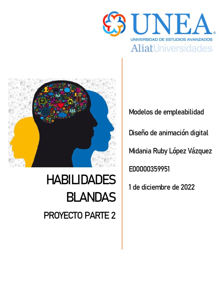 Modelos de Empleabilidad PROYECTO PARTE 2 PDF | PDF | Animación | Diseño