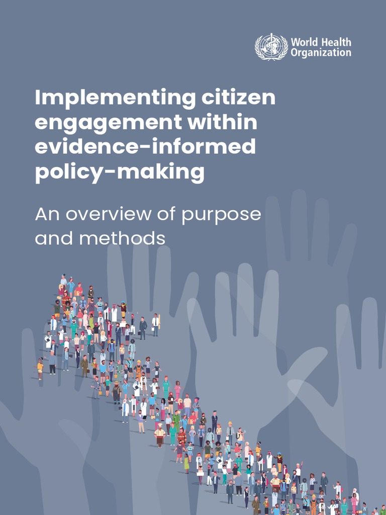 WHO Implementing Citizen Engagement Within Evidence-Informed | PDF ...